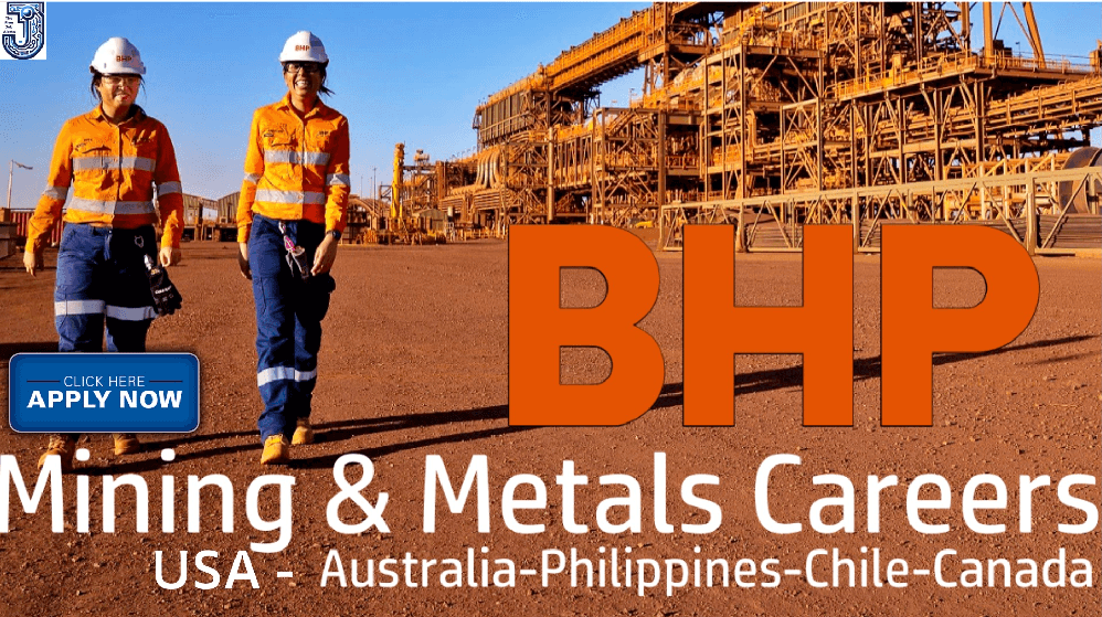 BHP Mining and Metals Latest Jobs-Apply Now-Australia | Chile | United ...